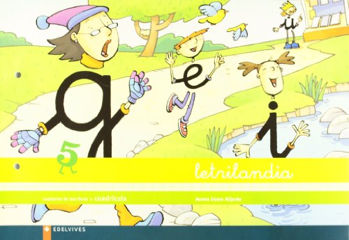 Ganix Gerhard: Letrilandia Cuaderno 5 de escritura Cuadricula PDF Kindle