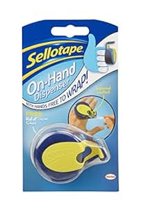 Sellotape On-Hand Dispenser for sticky tape/Both hands free for ...