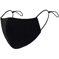 BLACK 3 PCS Cotton Adjustable 3-Layers with Filter Anti-dust Mouth Face ...