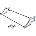 Emuca - Self shoe rack for inside wardrobe, Silver painted, Steel and ...