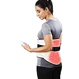 ADDMAX Electric Heating Pad - Orthopaedic Lower Back Heating Belt Heat ...