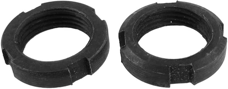 2 Pcs 18mm Female Thread Slotted Lock Round Nuts for Hook Spanner ...