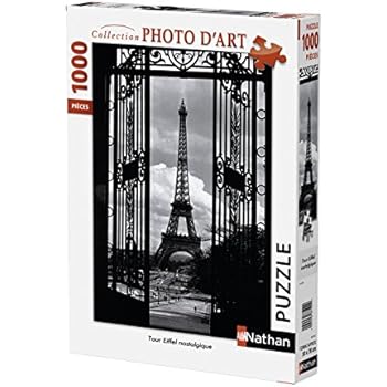 Nathan - 87570 - Puzzle - Tour Eiffel - 1000 Pièces: Amazon.fr: Jeux et Jouets