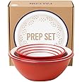 Genuine Falcon Enamelware Prep Set (Pillarbox Red) : Amazon.co.uk: Home ...