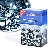 Premier Christmas Lights LED Supabrights Indoor or Outdoor 200 LEDs ...