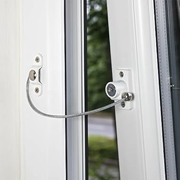 UPVC Window Restrictor Hook. Child Lock Restrictor Safety Catch: Amazon ...