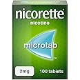 Nicorette Microtab 2mg Sublingual Tablet (100 Pieces), Smoking ...