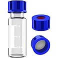 Autosampler Vial, 2ml HPLC Vial, Clear Lab Vial, Sample Vial with Writing Area, 9-425 Screw ...