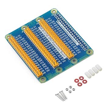 REES52 Raspberry Pi 3 Pi 2 Pi Model B+ GPIO Expansion Extension Board One Row to Be Three Rows ...