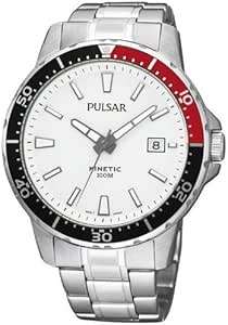 Gents/Men's Pulsar Kinetic Stainless Steel Watch on Bracelet, 100M ...