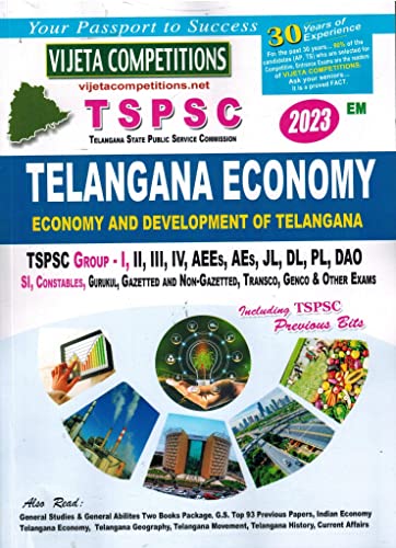 Buy TSPSC Telangana Economy - Economy and Development Of Telangana [ ENGLISH MEDIUM ] Book ...