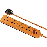 Permaplug by Masterplug Four Socket Extension Lead with Power Indicator ...