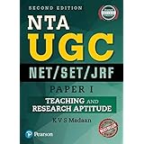 Buy NTA UGC NET/ SET/ JRF : Paper 1 Teaching and Research Aptitude | Fifth Edition | By Pearson ...