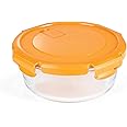 nutrifresh Airclip 600ml - Glass Food Container with Lid - Airtight ...