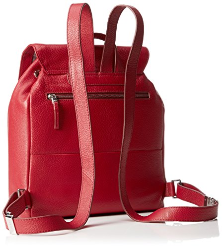 BREE Faro 4 Damen Rucksack, Rot, TOP Qualität | Ledawa