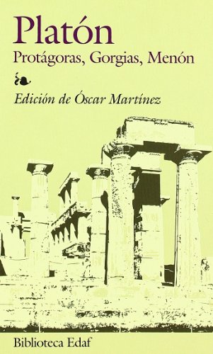 Platón: Protágoras, Gorgia y Menón : PLATON: Amazon.fr: Livres