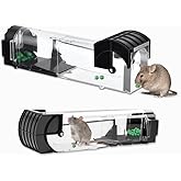 DOCAT Rat Trap Cage for House, Garden & Patio | 32cm Humane No-Kill ...