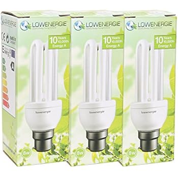 5 Pack Philips Genie 8W =40W Low Energy Saving Light Bulbs, SES E14 ...