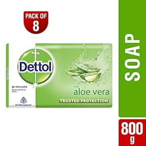 Dettol Soap - 100 g (Pack of 8, Aloe Vera): Amazon.in: Health ...
