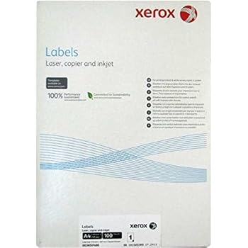 Xerox Multi-Use Labels White 65 per Sheet 38.1x21.2mm R Box 100 Ref ...