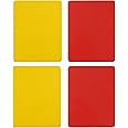 EUZUXU 4Pcs Football Referee Card, Referee Penalty Cards, Disciplinary ...