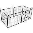 BUNNY BUSINESS Heavy Duty 6 Panel Puppy Play Pen/ Rabbit Enclosure ...