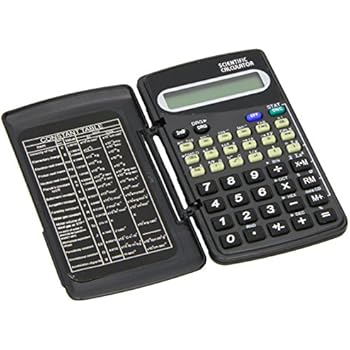 Just Stationery Scientific Calculator with Folding Cover: Amazon.co.uk ...