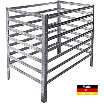 Novatool Komposter Metall 100x100x80 Metallgitter Gitterbox ...