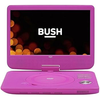 Bush 10 Inch Portable DVD Player - Pink: Amazon.co.uk: Electronics