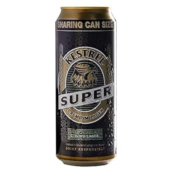 Kestrel Super Strength Lager (24 x 500ml Cans): Amazon.co.uk: Beer ...