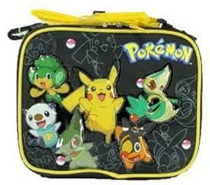 Black and Yellow Pokemon Lunch Box - Pokemon Lunch Pouch: Amazon.co.uk ...