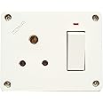 ConaSmyle Super Gold 1-Way 6Amp Switch Socket Combined Box with LED ...