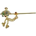 Buy Brass Mart Beautiful Peacock Multicolor bansuri for Kanha ji ...