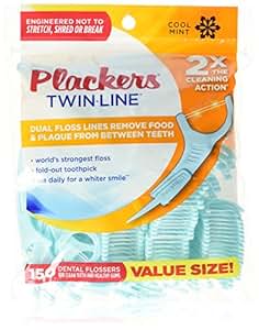 Plackers - Twin- Line - Flossettes- 150 Unités: Amazon.fr: Beauté et Parfum