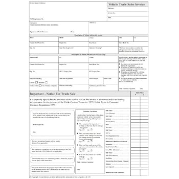 Legally Compliant - Hire / Courtesy Car / Loan Vehicle Agreement Pad ...