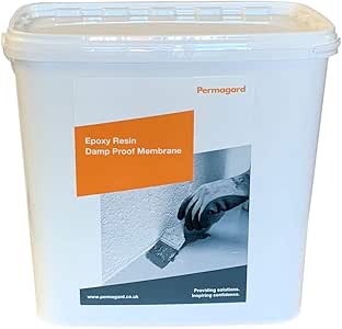 Epoxy Resin Damp Proof Membrane 5kg (Clear) - Floor Coating: Amazon.co ...