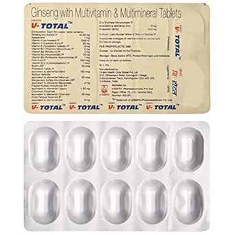 V-Total - Strip of 10 Tablets : Amazon.in: Health & Personal Care