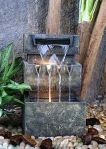 Medium 3 Level Cascade Water Feature: Amazon.co.uk: Garden & Outdoors