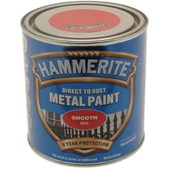 Hammerite 5092961 Metal Paint: Hammered Red 250ml: Amazon.co.uk: DIY ...