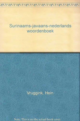 Buy Surinaams-Javaans-Nederlands Woordenboek Book Online at Low Prices ...