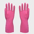 Pair Of Medium Pink Cleaning & Washing Up Rubber Gloves Majic : Amazon ...