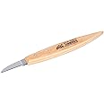 Stubai 510521 Sharp/Straight Chip-Carving Knife, Silver/Beige, 50 mm ...