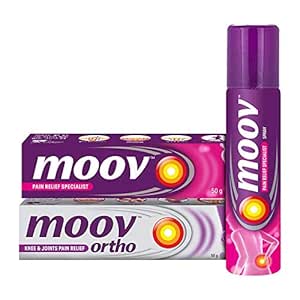 Buy Moov Ointment - 50 g with Moov Spray - 80 g and Moov Ortho Knee and ...