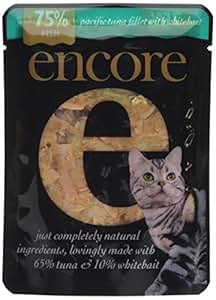Encore Cat Food Pouch Tuna and Whitebait, 70g, Pack of 16: Amazon.co.uk ...
