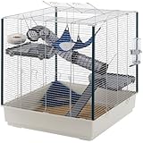 Ferplast Jenny Rat Cage, 80 x 50 x 79.5 cm, Grey: Amazon.co.uk: Pet ...