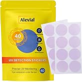 New UV Detection Stickers for Sunscreen Reapply Reminder, Suitable for ...