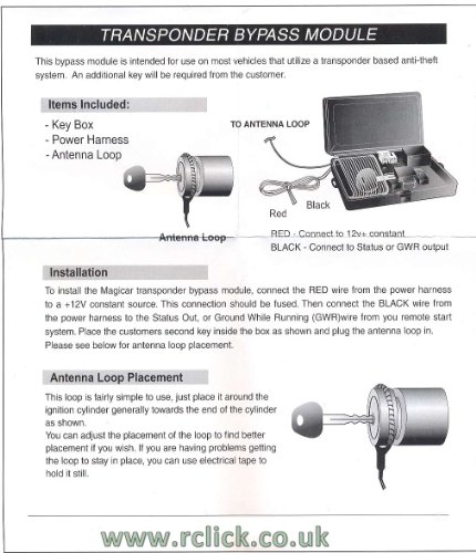 Transponder Immobilizer Bypass Module TBM01 – Anson Store