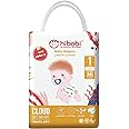 hibobi Baby Diapers, Ultra-thin Soft Absorbent Diapers Size 1, 66 ...