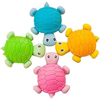 Turtle - Shaped 3D Buildable Novelty Rubber/Eraser (one supplied ...