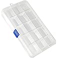 DARUITE Sorting Boxes for Small Parts, 15 Grid Plastic Compartments ...